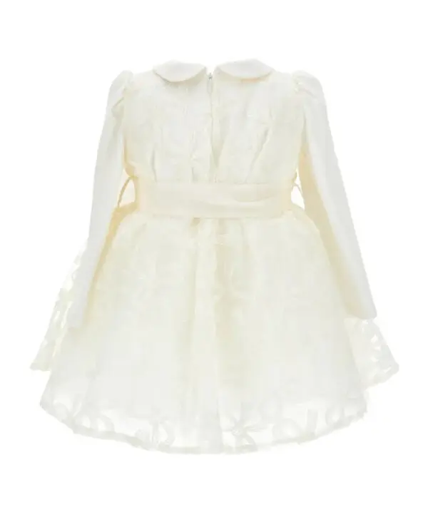 Monnalisa Bow-embellishment Dress