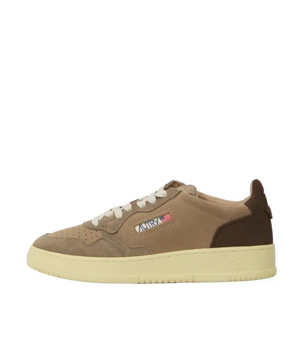 AUTRY Medalist Suede Sneakers - Nude