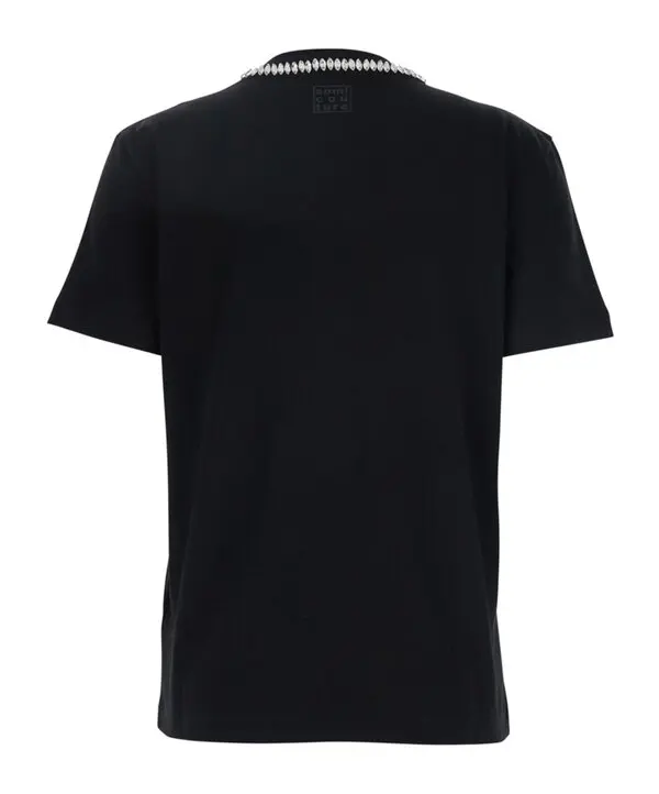 SEMICOUTURE Embellished Round Neck T-shirt