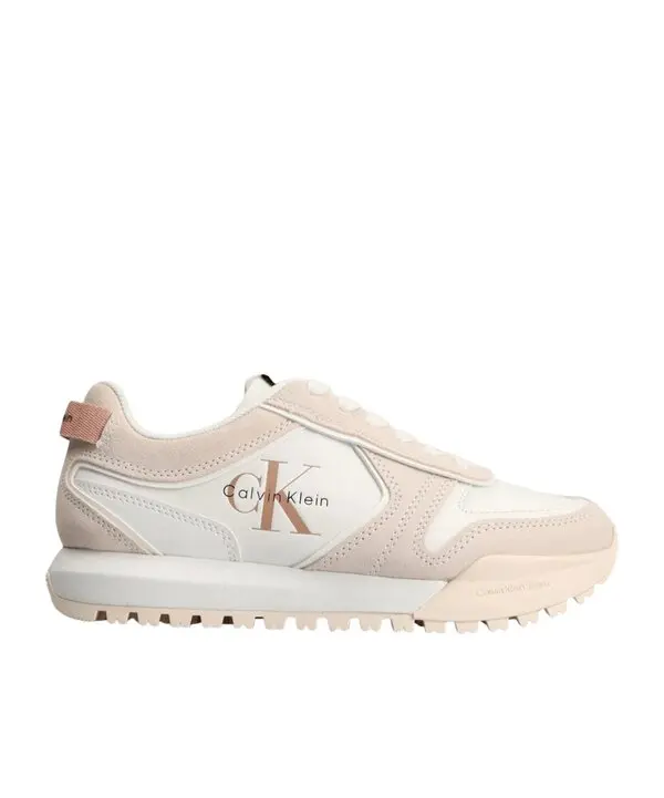 Calvin Klein Lace-up Casual Shoes - Nude