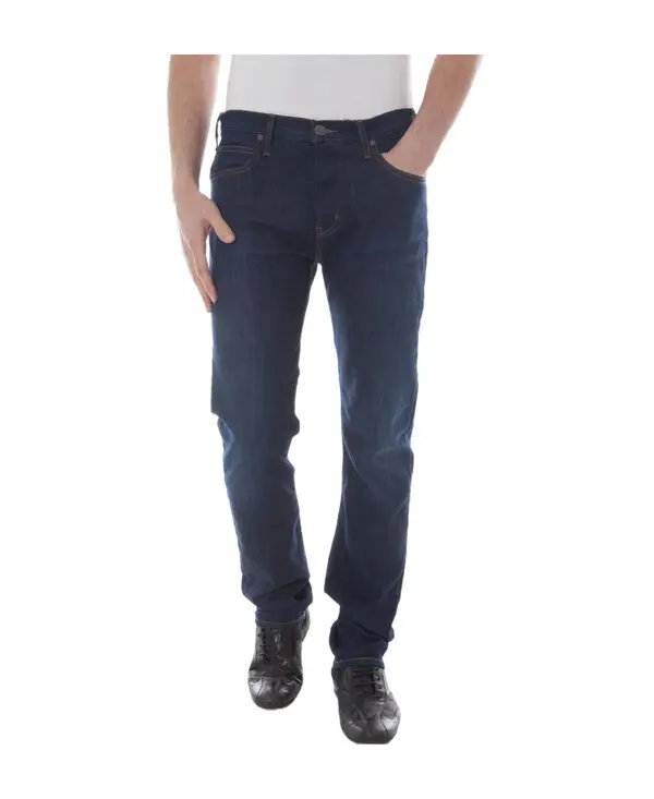 Emporio Armani Logo Denim Pants - Black
