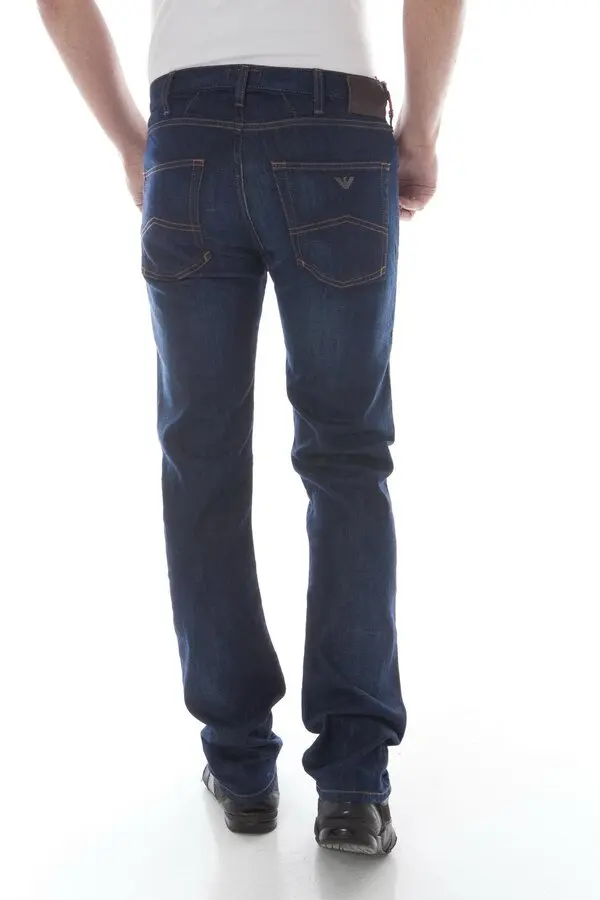Emporio Armani Logo Denim Pants