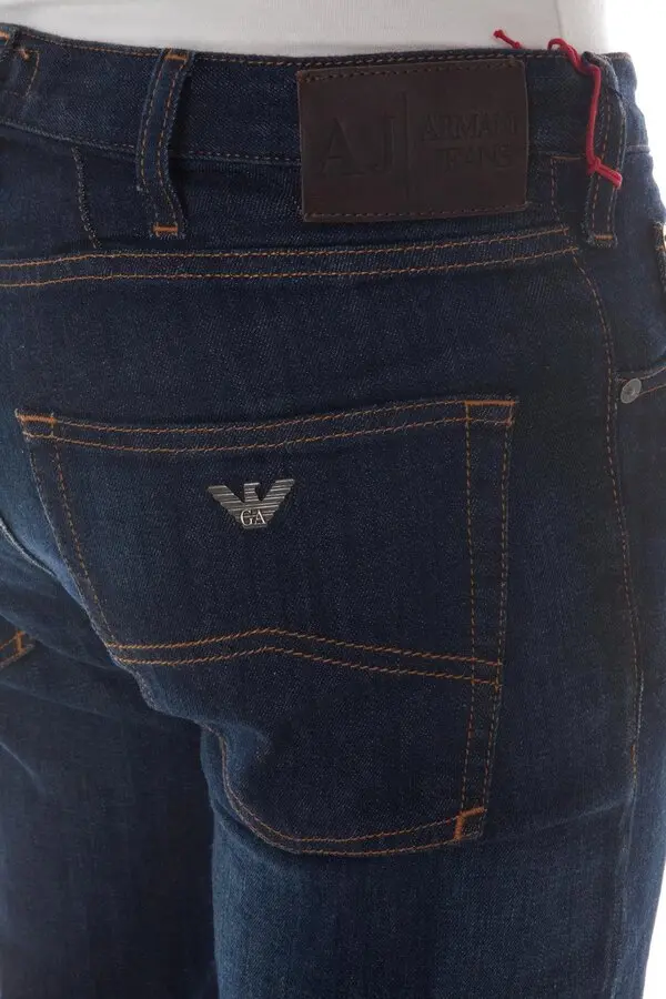 Emporio Armani Logo Denim Pants