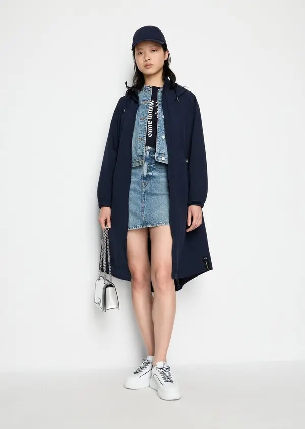 Armani Exchange High-waisted Denim Skirt