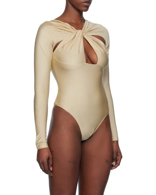 Coperni Long-sleeve Twisted Bodysuit