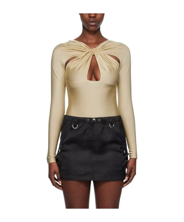 Coperni Long-sleeve Twisted Bodysuit