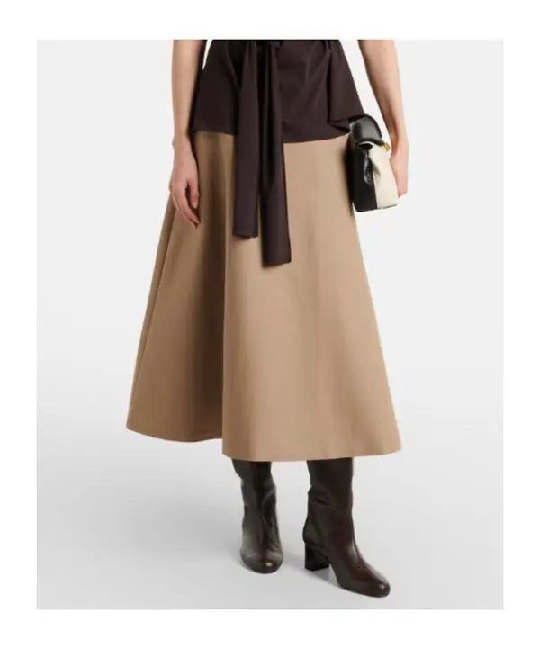 RÓHE Belt Loop Midi Skirt