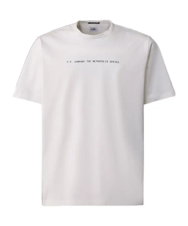 C.P. COMPANY Logo Graphic T-shirt - White