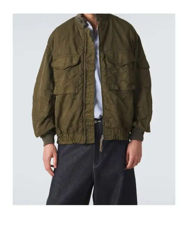 Comme Des Garçons Zip-up Bomber Jacket
