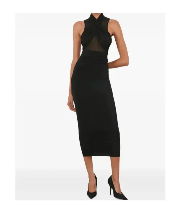 Wardrobe.NYC Ruched Midi Skirt
