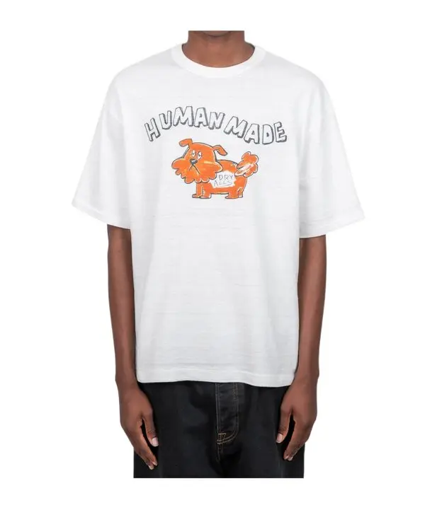 HUMAN MADE Crew Neck Short-sleeved T-shirt - White