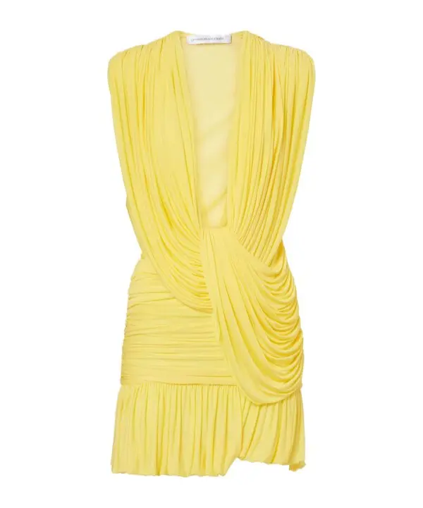 Christopher Esber Draped Jersey Minidress