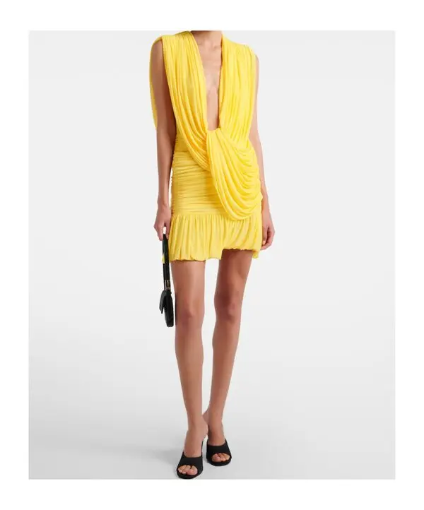 Christopher Esber Draped Jersey Minidress