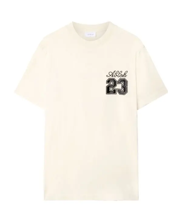Off-White 23 Embroidered Crewneck T-shirt - White
