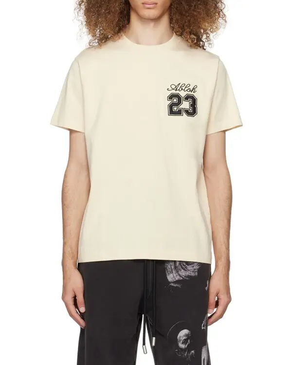 Off-White 23 Embroidered Crewneck T-shirt