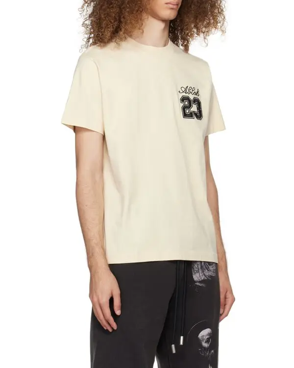 Off-White 23 Embroidered Crewneck T-shirt