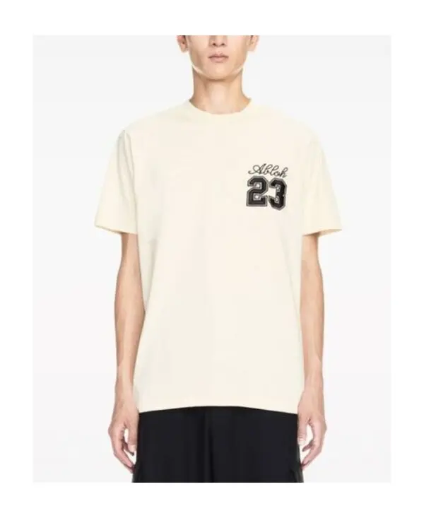Off-White 23 Embroidered Crewneck T-shirt