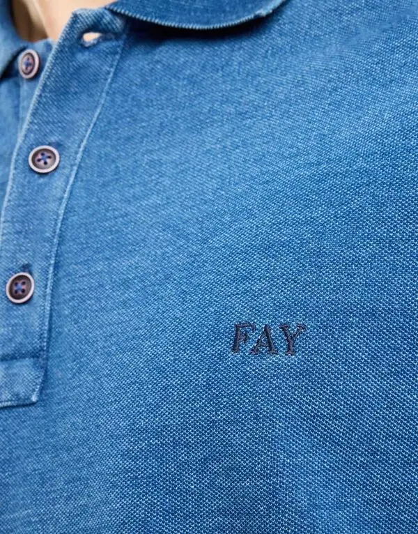 FAY Short Sleeve Polo Shirt