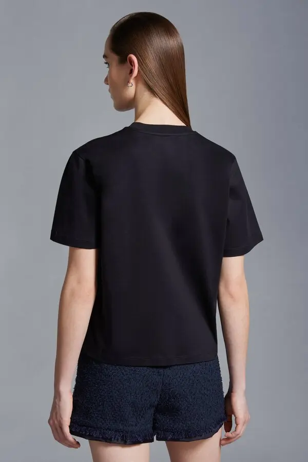 Moncler Tweed Pocket Crewneck T-shirt