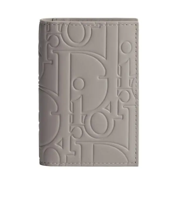 Dior Bifold Card Holder - Grey