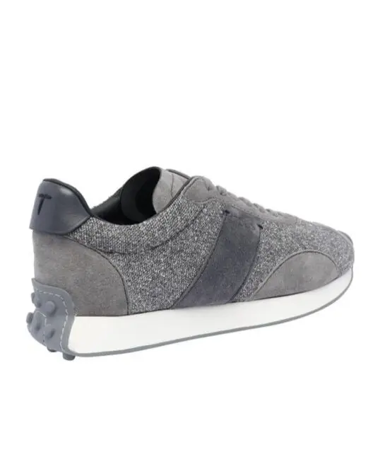 TOD'S Panelled Logo Embroidered Sneakers