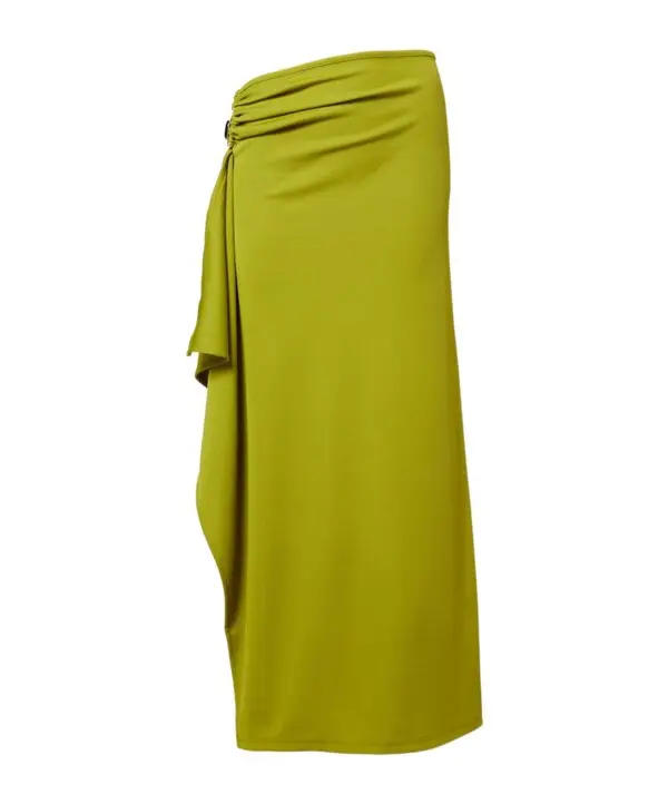 Christopher Esber Crystal Pendant Maxi Skirt - Brown