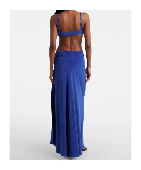 Christopher Esber Cotton-blend Terry Maxi Skirt