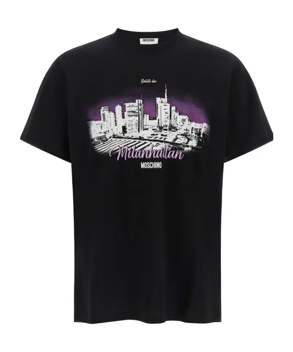 Moschino Milanhattan' T-shirt - Black