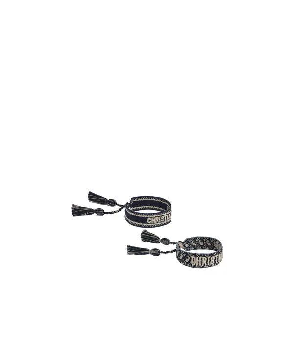 Dior Bracelet Set - Black