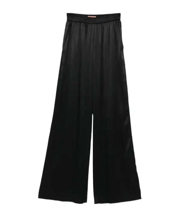 Ermanno Scervino Satin Trousers - Black