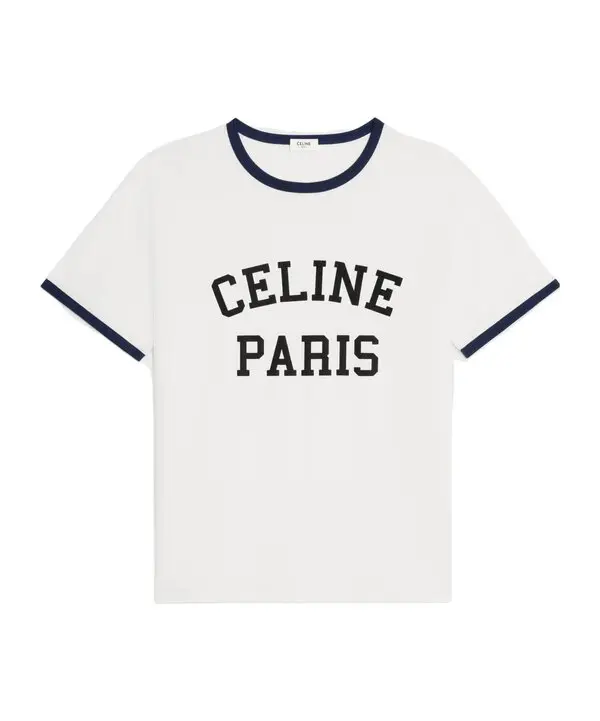 Celine Paris Loose T-shirt In Cotton Jersey