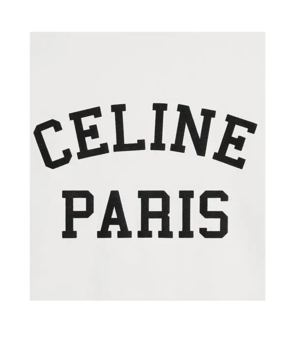 Celine Paris Loose T-shirt In Cotton Jersey