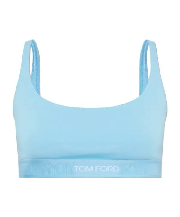 TOM FORD Logo Bra - Blue