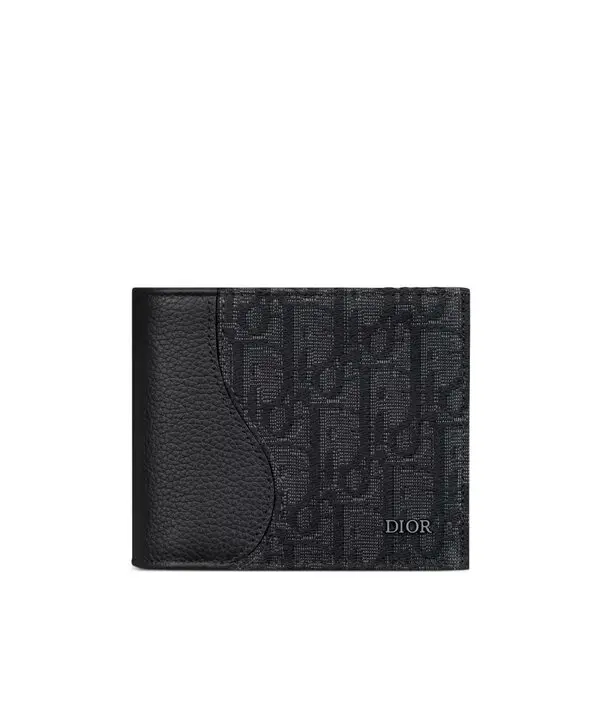 Dior Saddle Compact Wallet - Black