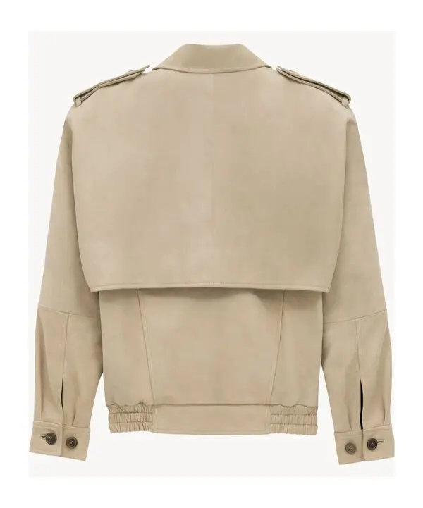 Saint Laurent Button Detailed Bomber Jacket
