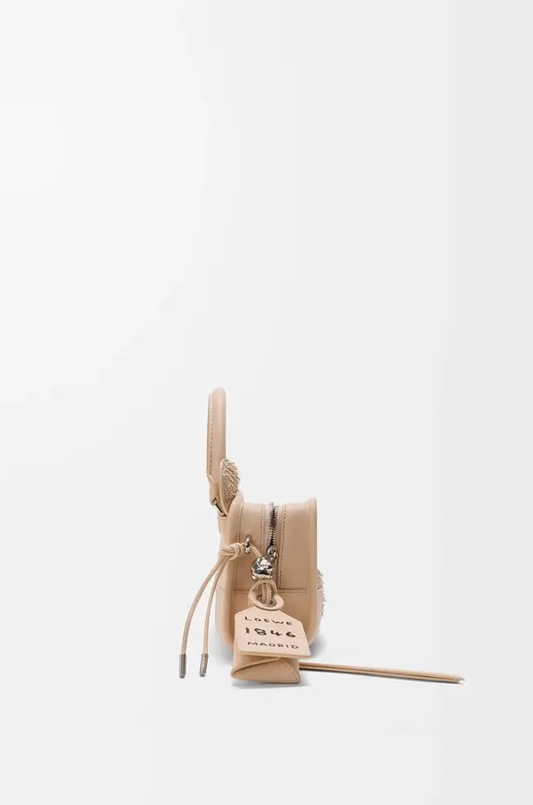Loewe Mini Lion Fringed Cut Amazona Shoulder Bag