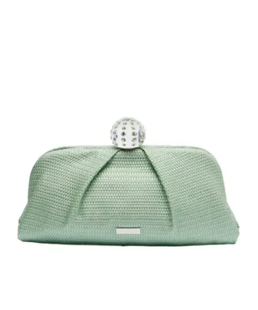 AQUAZZURA Tequila Embellished Clutch