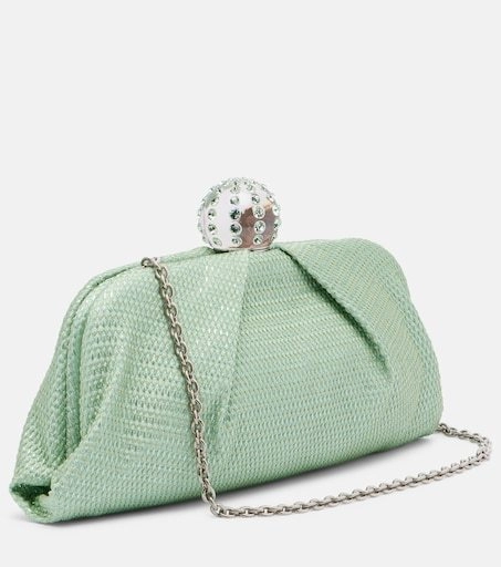 AQUAZZURA Tequila Embellished Clutch
