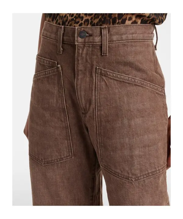 NILI LOTAN Belt Loop Jeans
