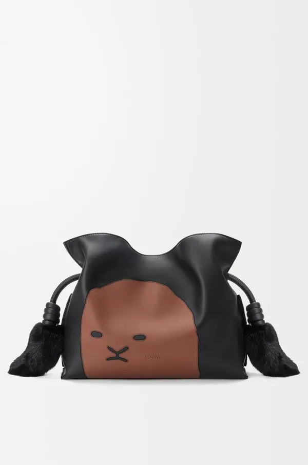 Loewe Medium Lion Intarsia Flamenco Shoulder Bag