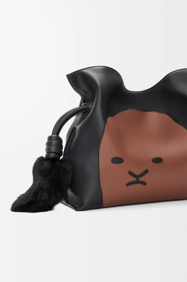Loewe Medium Lion Intarsia Flamenco Shoulder Bag