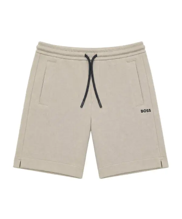 Hugo Boss Drawstring Shorts - Nude