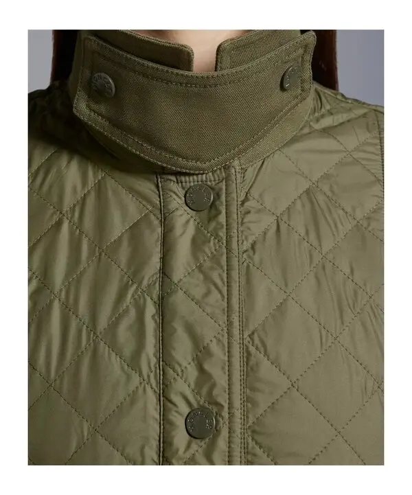 Moncler Galene Logo Patch Quilted Jacket