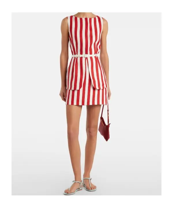 Posse Pamela Striped Linen Vest - No