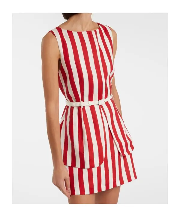 Posse Pamela Striped Linen Vest - No