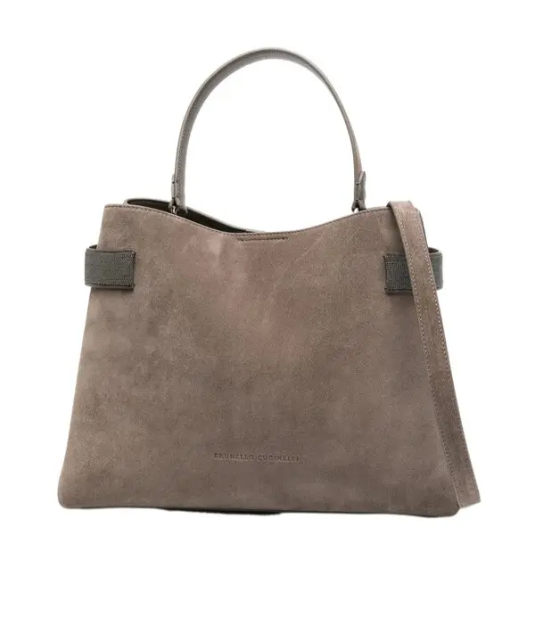 Brunello Cucinelli Essence Tote Bag - Brown