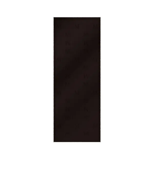 Max Mara Curvone Frayed Edge Scarf - Black