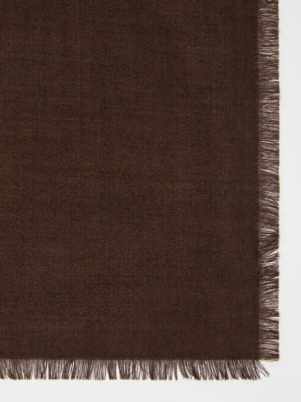 Max Mara Curvone Frayed Edge Scarf