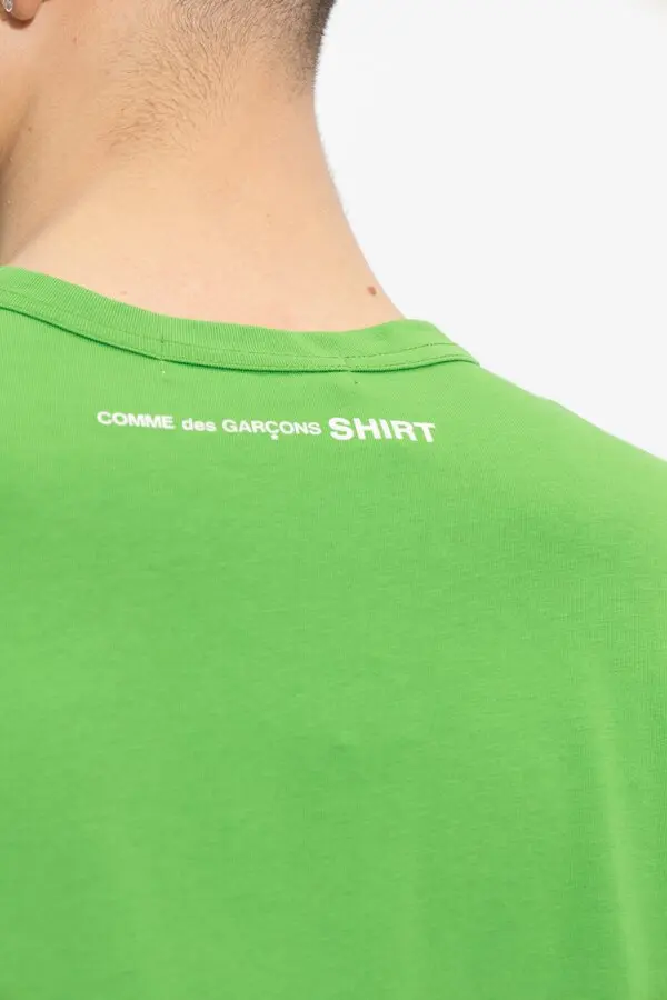 Comme Des Garçons T-shirt With Round Neck And Short Sleeves