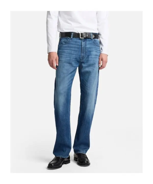 7 For All Mankind Modern Straight Jeans In Airweft Denim